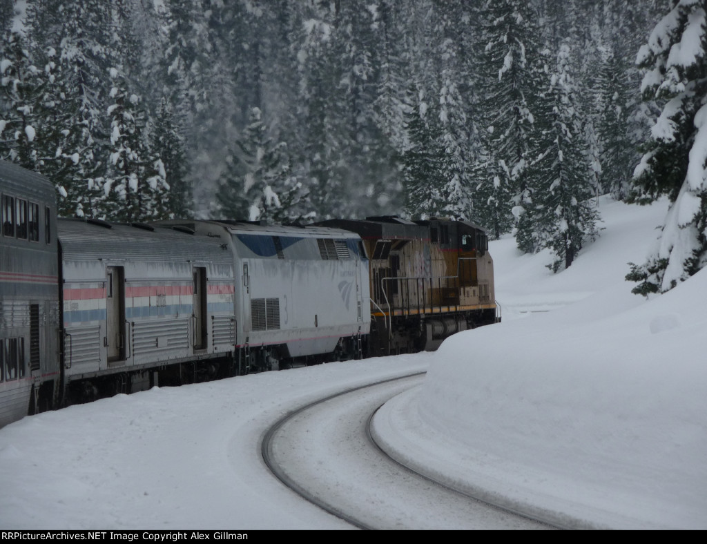 UP 5432 East, Amtrak #6